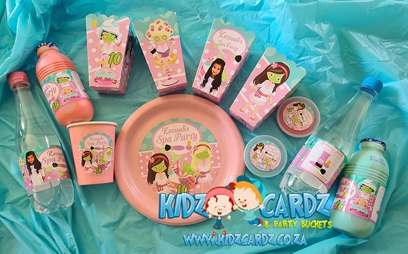 Pamper Spa Day Party Supplies - Kidz Cardz & Party Buckets