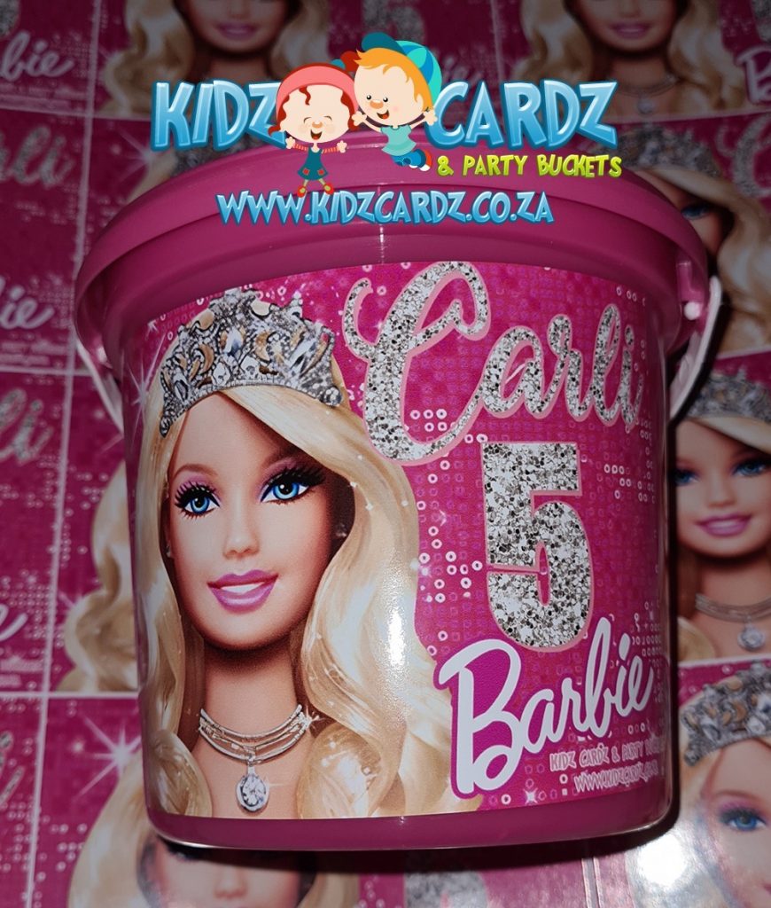 Princess-Barbie-Party-Bucket_1 - Kidz Cardz & Party Buckets