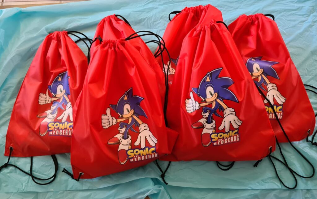 Themed Drawstring Bags - Kidz Cardz & Party Buckets