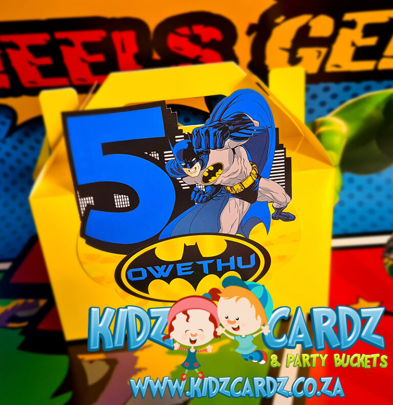 Themed 3D Party Pack Box - Kidz Cardz & Party Buckets