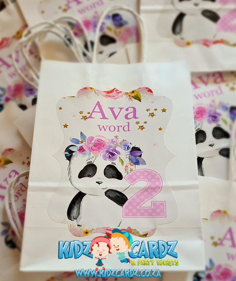 Party Pack Bag Small – Custom Made – Any Theme available! - Kidz Cardz ...