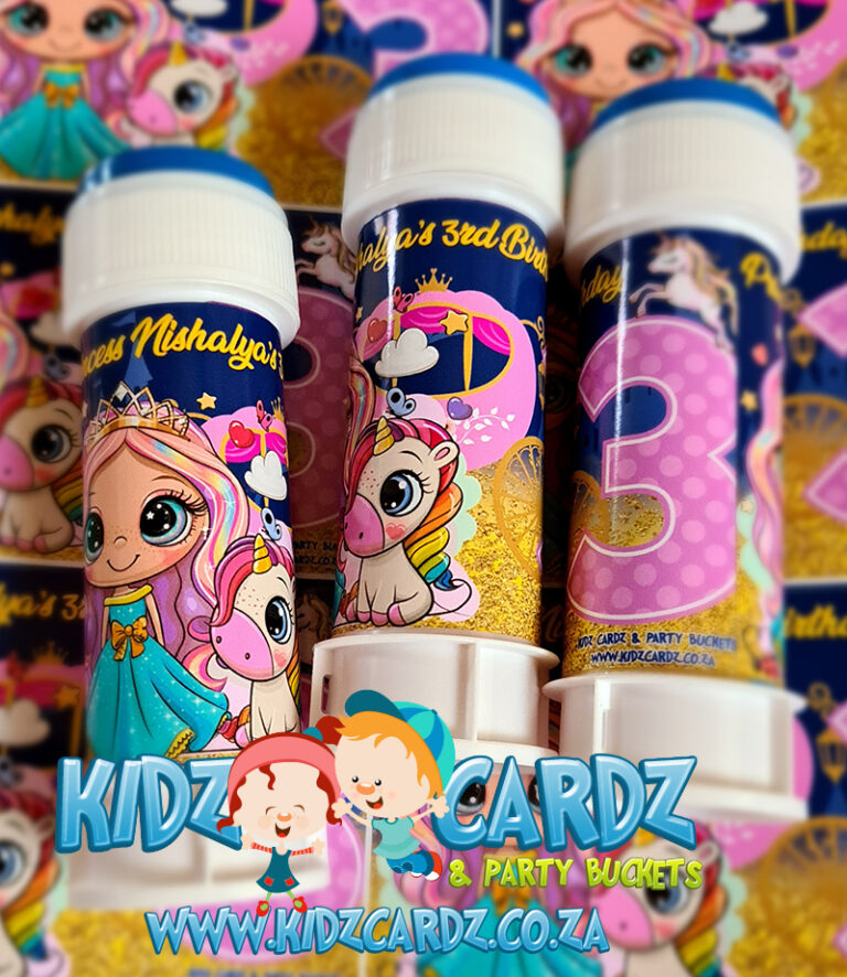 Themed Bubbles - Kidz Cardz & Party Buckets