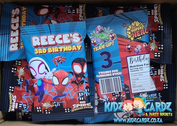 A5 Boys Themed Lucky Packet Party Packs – Custom Made – Any Theme ...