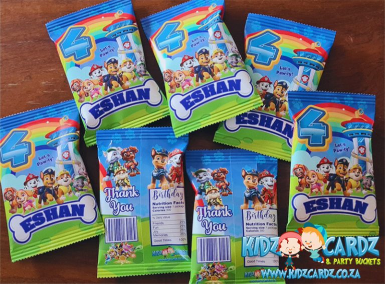 A5 Boys Themed Lucky Packet Party Packs – Custom Made – Any Theme ...